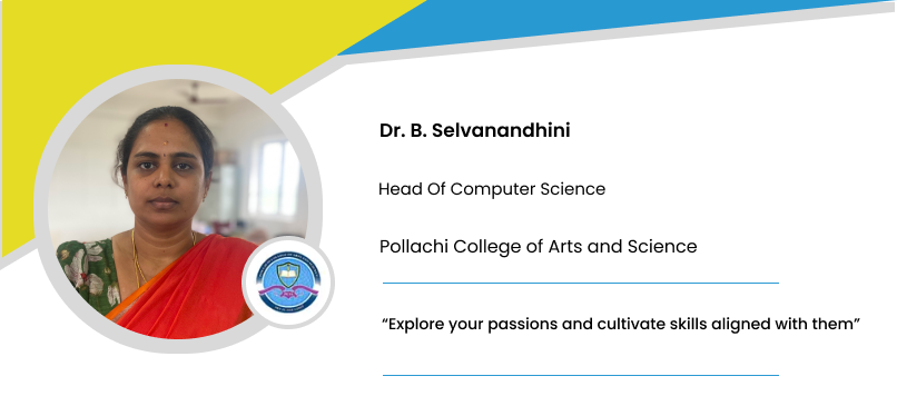 Pollachi College of Arts and Science: Dr. B. Selvanandhini, Head Of Computer Science