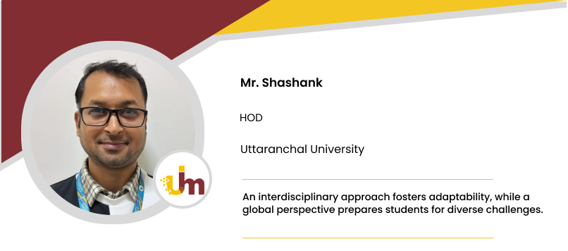 Uttaranchal University: Mr. Shashank, HOD