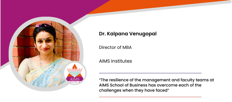 AIMS Institute: Dr. Kalpana Venugopal, Director of MBA