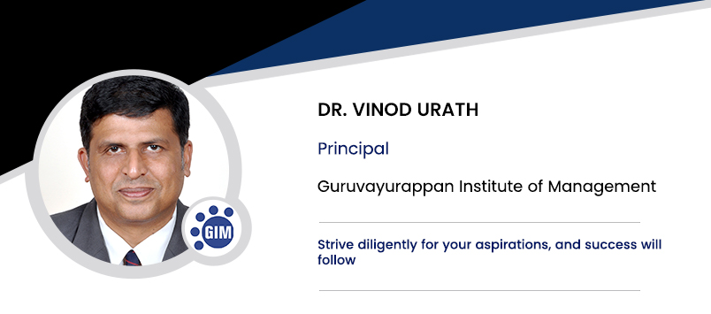 Guruvayurappan Institute of Management: Dr. Vinod Urath, Principal