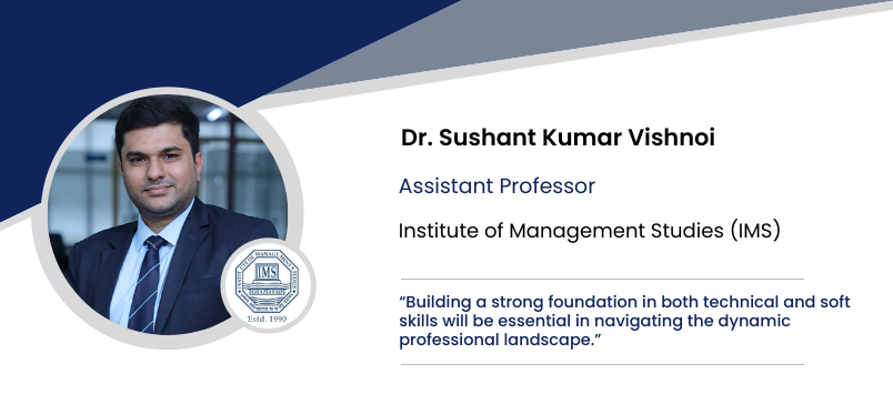 Institute of Management Studies: Dr. Sushant Kumar Vishnoi, Assistant Professor