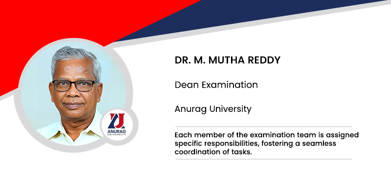 Anurag University: Dr. M. Mutha Reddy, Dean Examination
