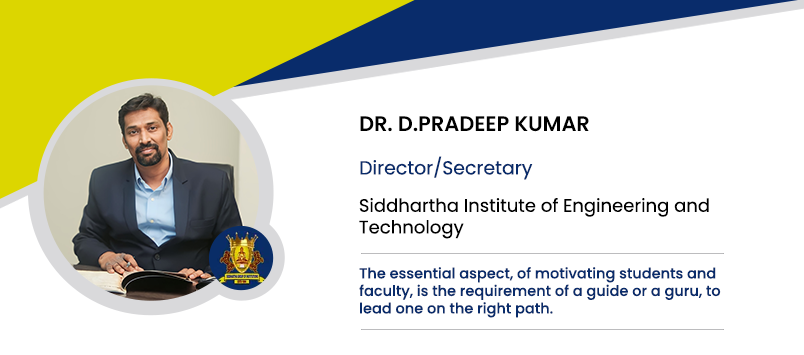 Siddhartha Institute of Engineering and Technology: Dr. D.Pradeep Kumar ...
