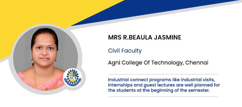 Agni College Of Technology: Mrs R.Beaula Jasmine, Civil Faculty