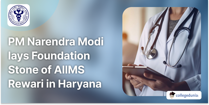PM Narendra Modi lays Foundation Stone of AIIMS Rewari in Haryana ...