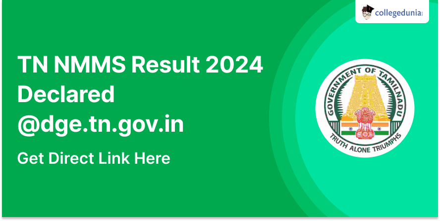 TN NMMS Result 2024 Declared @dge.tn.gov.in; Get Direct Link Here