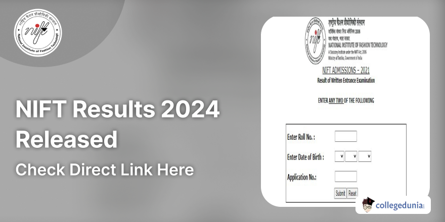 NIFT Results 2024 Released @nift.ac.in: Check Direct Link to Download Here