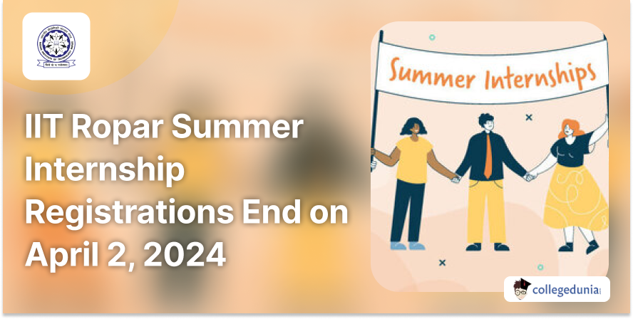 IIT Ropar Summer Internship Registrations for International Students to ...