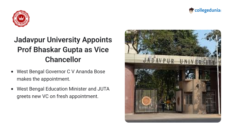 Jadavpur University Appoints Prof Bhaskar Gupta as Vice Chancellor