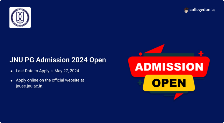 JNU PG Admission 2024 Open @jnuee.jnu.ac.in; Apply till May 27