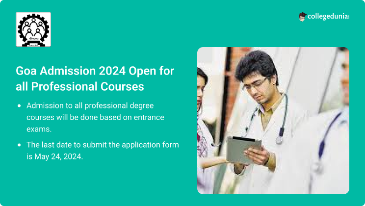 Goa Admission 2024 Open for all Professional Courses; Check Details ...