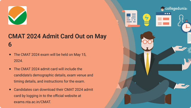 CMAT 2024 Admit Card Out @exams.nta.ac.in/CMAT; Check How to Download Here