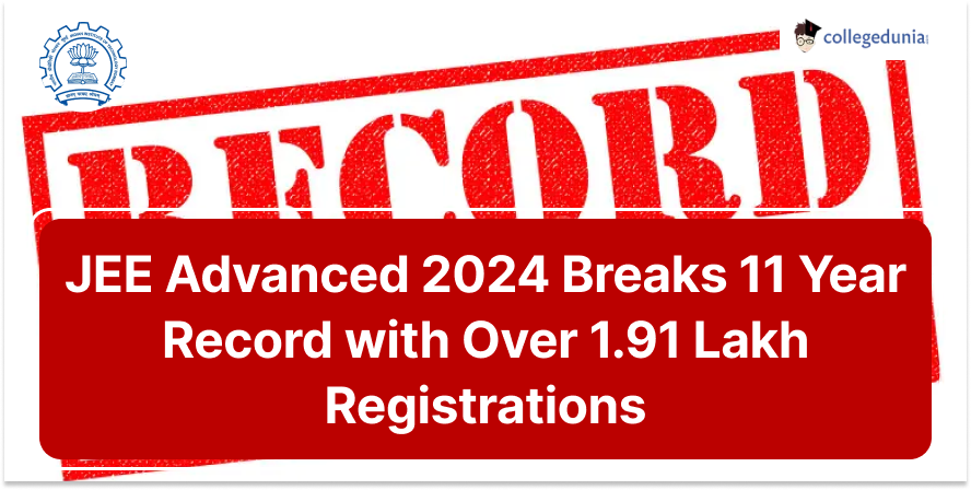 JEE Advanced 2024 Breaks 11 Year Record with Over 1.91 Lakh Registrations