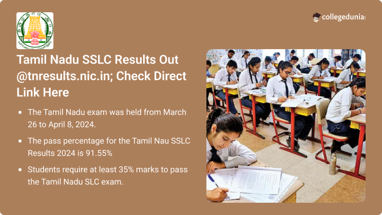 Tamil Nadu SSLC Results Out @tnresults.nic.in; Check Direct Link Here