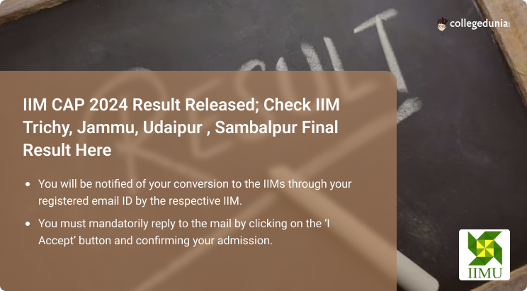 IIM CAP 2024 Result Released; Check Final Result for 10 Participating ...