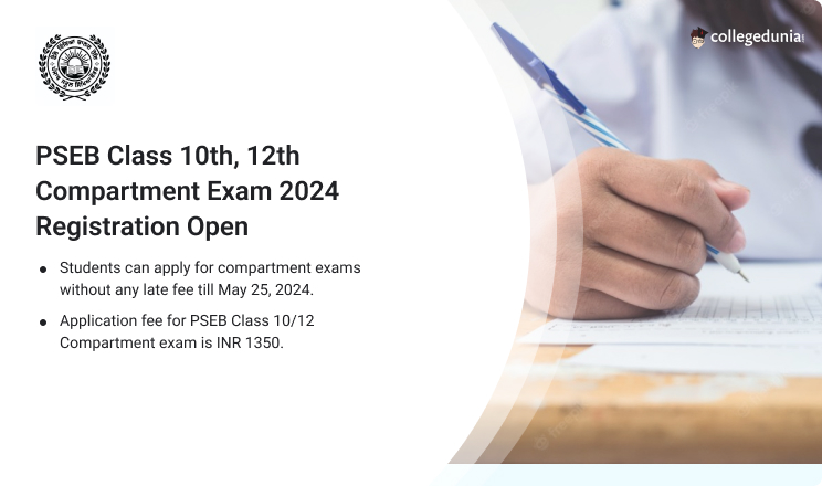 PSEB Class 10th, 12th Compartment Exam 2024 Registration Open till May ...