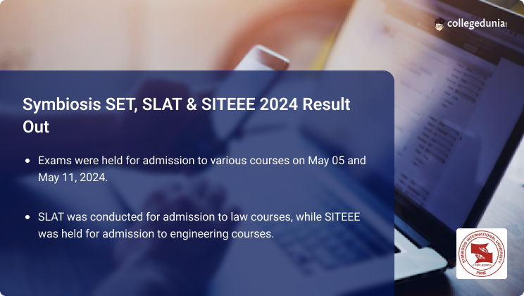 Symbiosis SET, SLAT & SITEEE 2024 Result Declared @set-test.org; Get ...