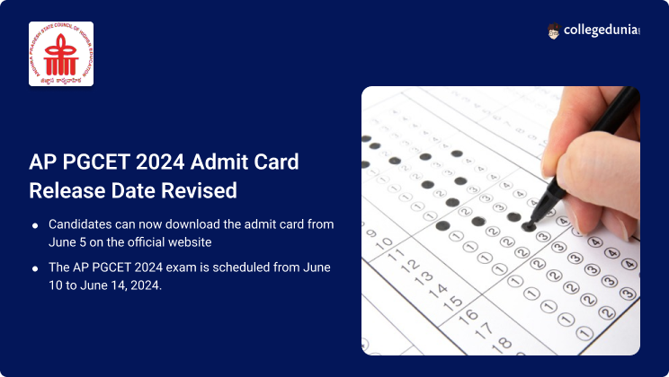 AP PGCET 2024 Admit Card Release Date Revised to June 5; Know How to ...