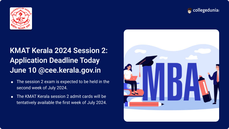 KMAT Kerala 2024 Session 2 Application Open @cee.kerala.gov.in; Apply ...