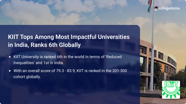 THE Impact Rankings 2024: KIIT Tops Among Most Impactful Universities ...
