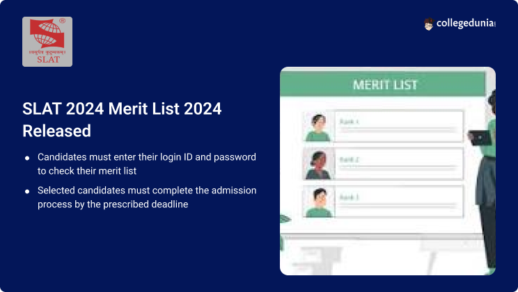 SLAT 2024 Merit List 2024 Released; Check Important Dates Here