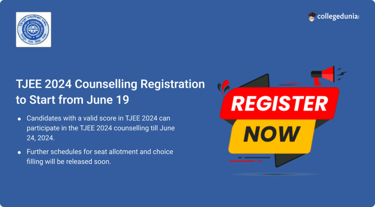 TJEE 2024 Counselling Registration to Start from June 19; Check ...