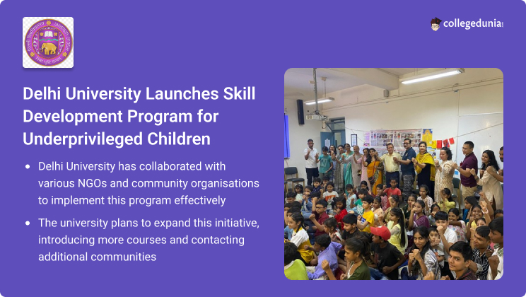 Delhi University Launched Skill Development Program for Underprivileged ...