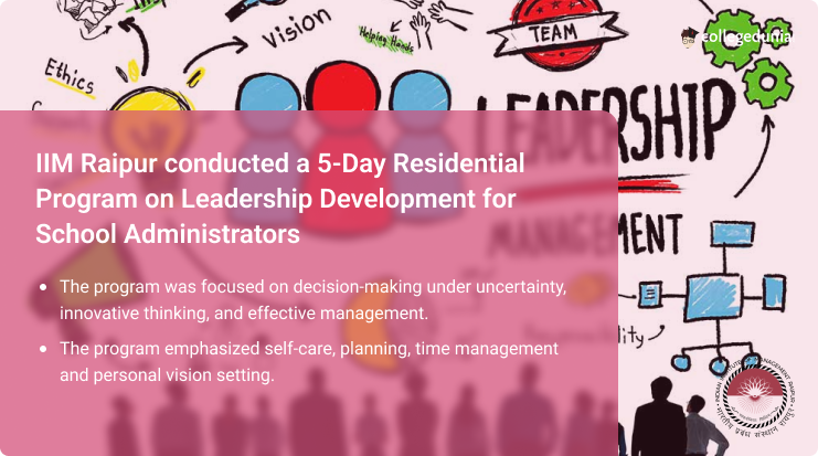 IIM Raipur Conducts 5-Day Residential Program on Management and ...