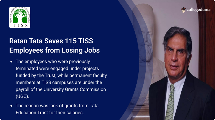 Ratan Tata Saves 115 TISS Employees from Losing Jobs; Releases Tata ...