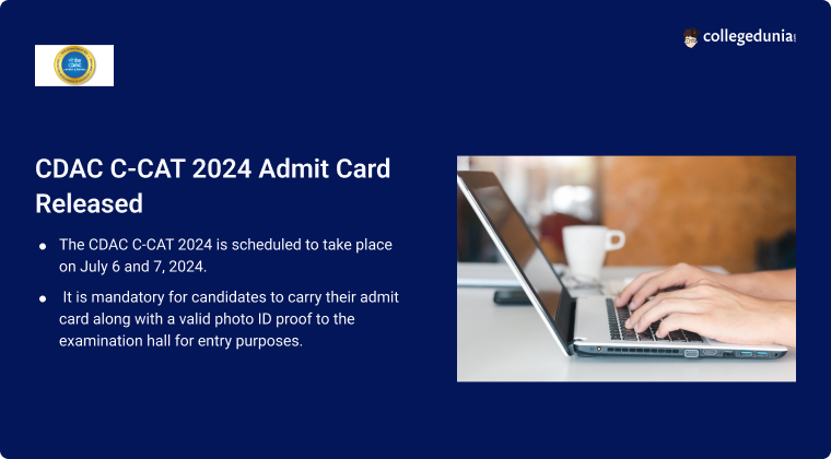 CDAC C-CAT 2024 Admit Card Released @cdac.in; Check Direct Link Here