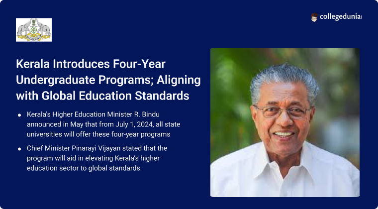 Kerala Introduces Four-Year Undergraduate Programs; Aligning with ...