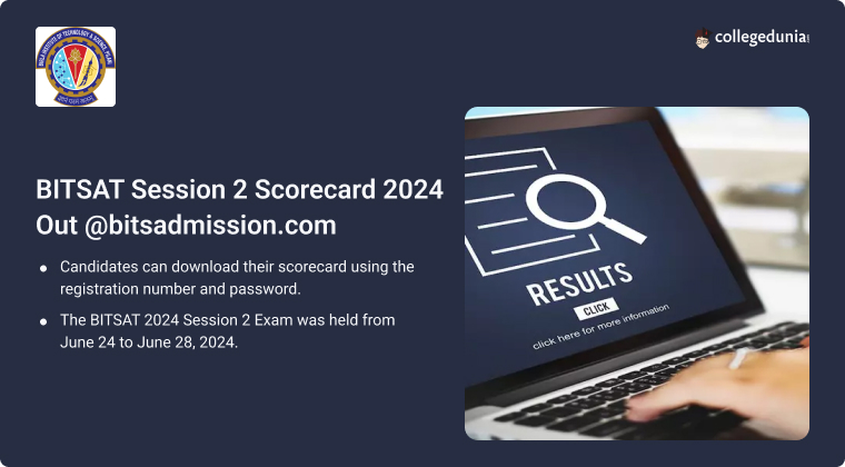BITSAT Session 2 Scorecard 2024 Out @bitsadmission.com; Get Download ...