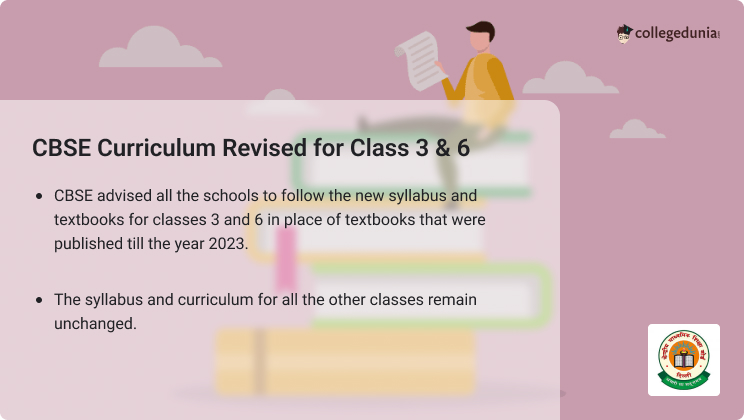 CBSE Curriculum Revised for Class 3 & 6; No Changes in Existing ...