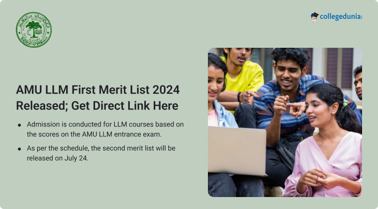 AMU LLM First Merit List 2024 Out @amucontrollerexams.com; Get Direct ...