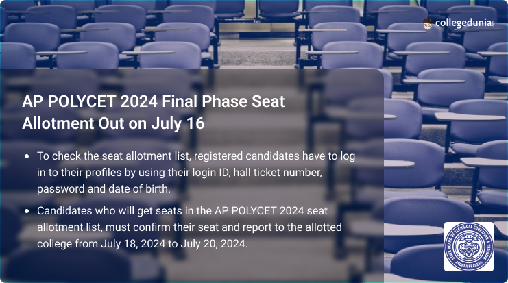 AP POLYCET 2024 Final Phase Seat Allotment Out @appolycet.nic.in, Get ...