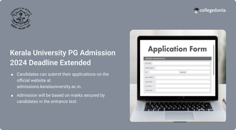 Kerala University PG Admission 2024 Registration Deadline Extended till July 18; Get Direct Link ...