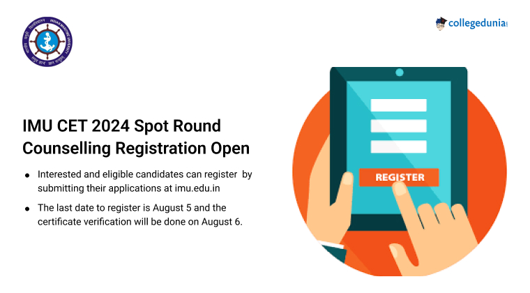 IMU CET 2024 Spot Counselling Registration Open till August 5; Apply Here!