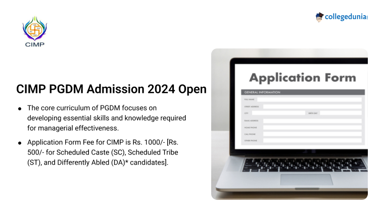 CIMP PGDM Admission 2024 Open; Know How to Apply Here!