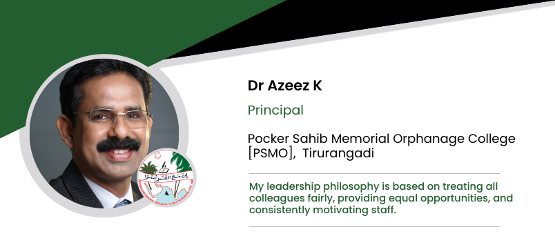 PSMO Tirurangadi: Dr. Azeez K, Principal