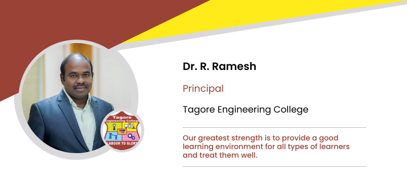 Tagore Engineering College: Dr. R. Ramesh Interview, Principal