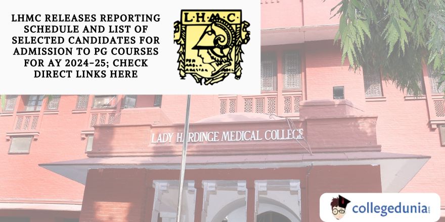 LHMC Releases Reporting Schedule and List of PG Candidates for ...