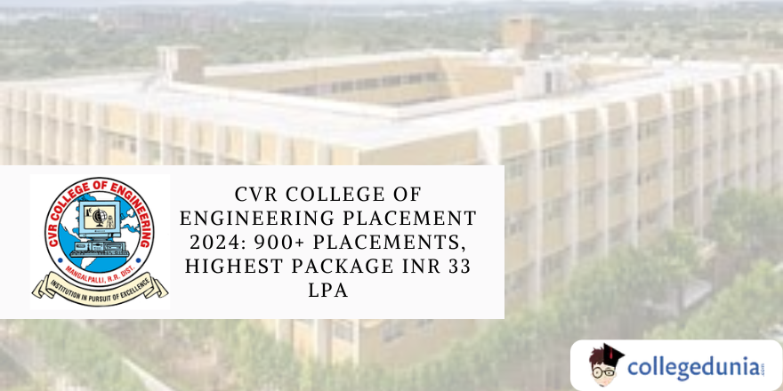 CVR College of Engineering Placement 2024: 900+ Placements, Highest ...