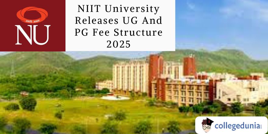 NIIT University Releases UG And PG Fee Structure 2025; Check for More ...
