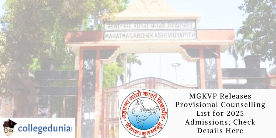 MGKVP Releases Provisional Counselling List for 2025 Admissions; Check ...