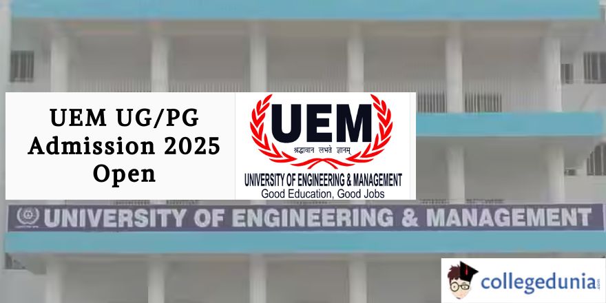 UEM UG/PG Admission 2025 Open; Check Direct Link to Apply