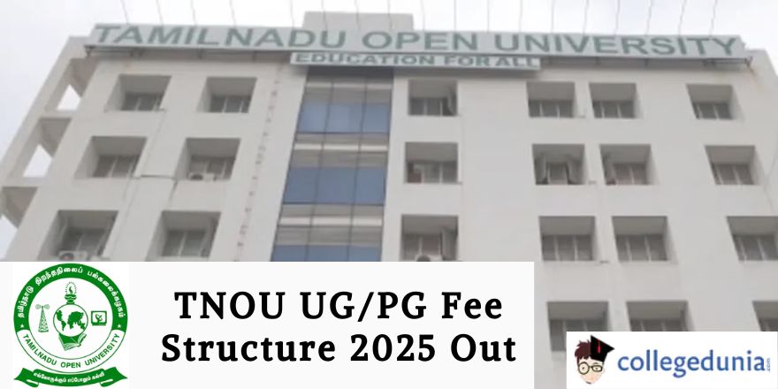 TNOU UG/PG Fee Structure 2025 Out; Check Details Here