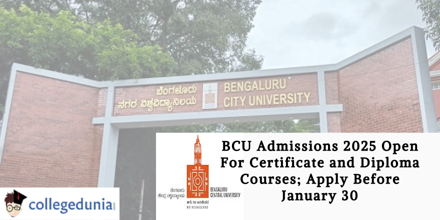 BCU Admissions 2025 Open For Certificate and Diploma Courses; Apply ...
