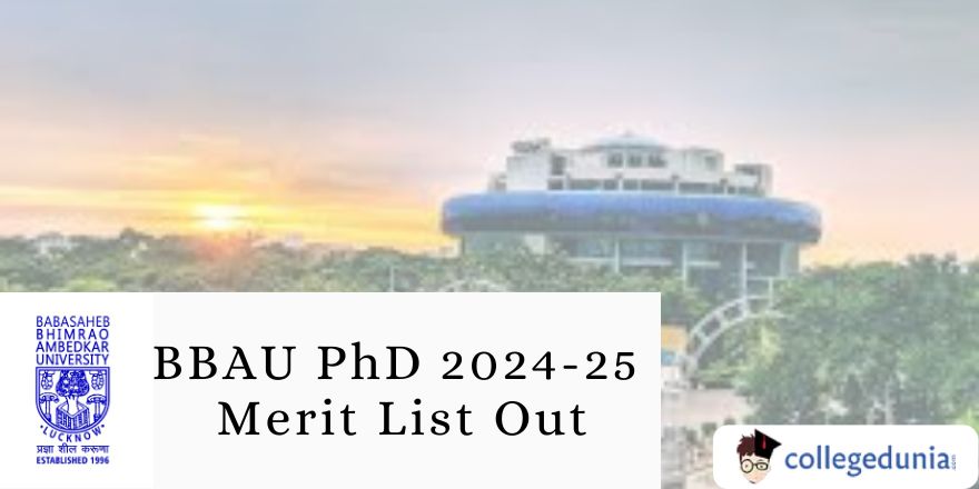 BBAU PhD 2024-25 Merit List Out; Check Interview Schedule Here