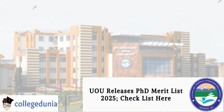 UOU Releases PhD Merit List 2025; Check List Here