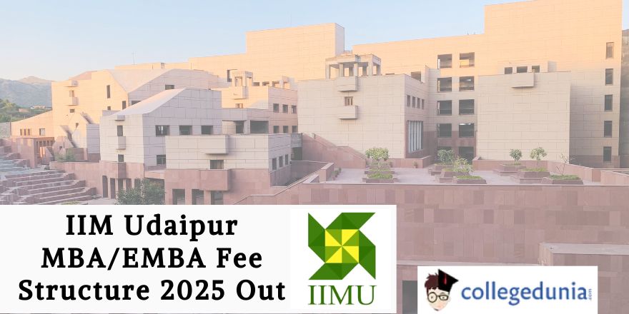 Iim Udaipur Mba Emba Fee Structure 2025 Out Check Details Here